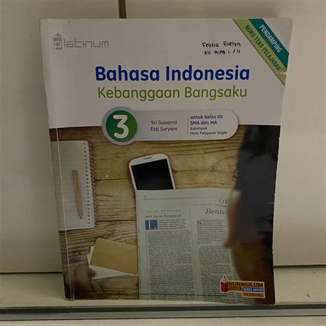 BUKU PAKET BAHASA INDONESIA KELAS 3 SMA KURIKULUM 2013 EDISI REVISI
