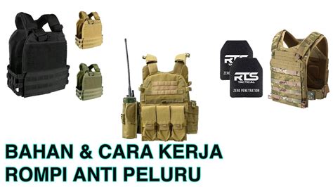 Bahan Dan Cara Kerja Body Armor Rompi Tahan Peluru Youtube