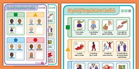 Twinkl Symbols Areas Of Self Regulation Individual Toolkit