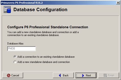 Upgrading Primavera P6 Professional With An Sqlite Database