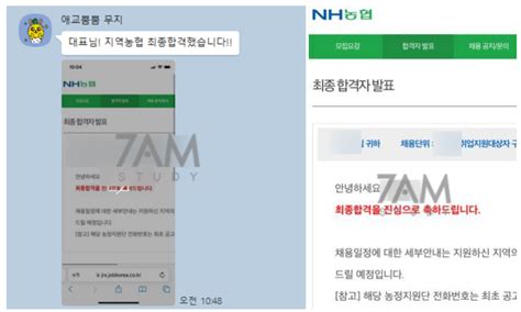 합격후기 2024 지역농협 최종합격 커리어몬스터