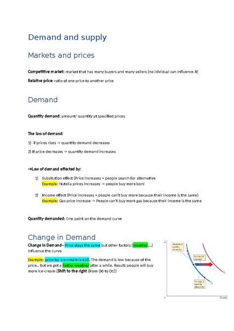 Chapter 3 Demand And Supply 1bmm Demand And Supply Markets And