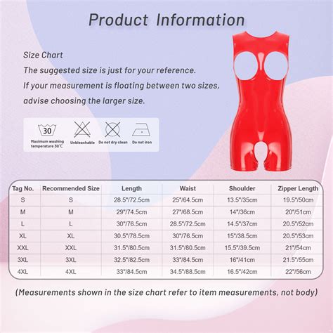 Chictry Womens Exotic Teddies Lingerie Open Cups Latex Catsuit