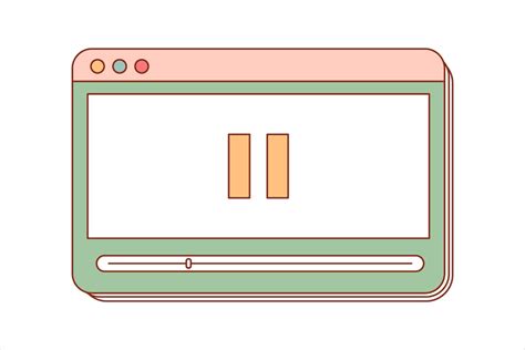 Premium Vector Vlog Video Frame Sticker Design