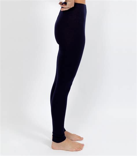 Pure Merino Wool 200gsm Legging Black Baselayers