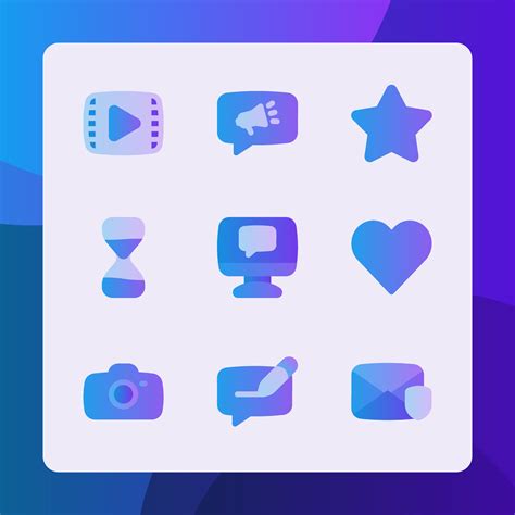 Essential Ui Icons In Gradient Style For Ui Ux Design Website Icons