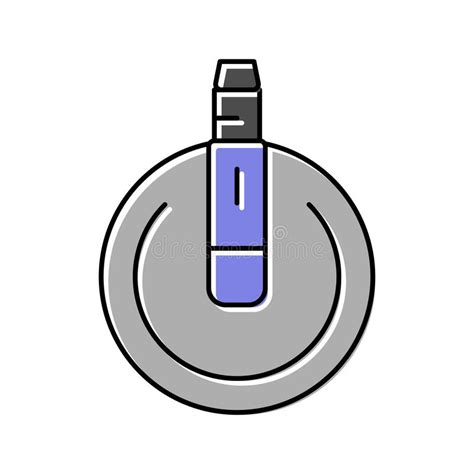 Vocal Mic Microphone Color Icon Vector Illustration Stock Vector