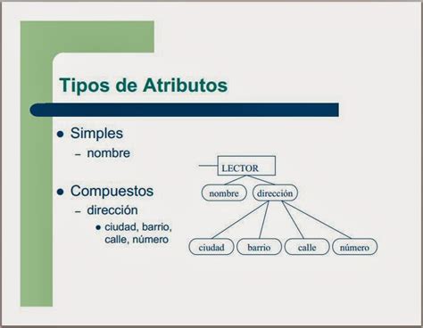 Tipos De Atributos En El Mer Transformacion Modelo Entidad Relacion Al Modelo Relacional En