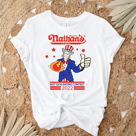 Nathans Famous Hot Dog Eating Contest Joey Chestnut 2022 Funny Hot Dog