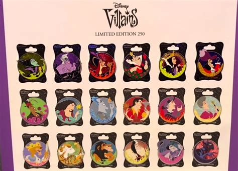 Disney Villains Series Pin Set 1 Disney Pins Blog