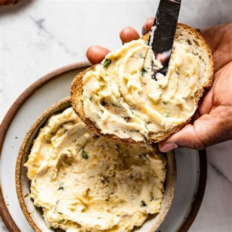 Homemade Roasted Garlic Butter Foolproof Living