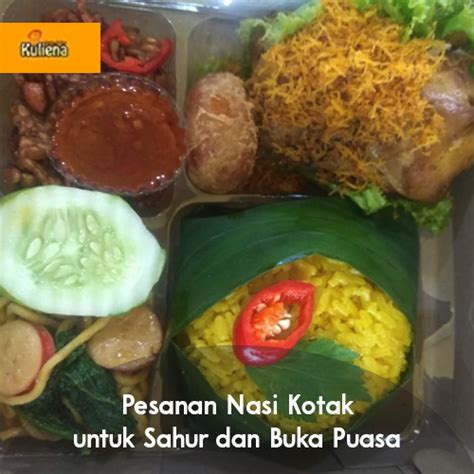 Catering Nasi Kotak Sahur Dan Buka Puasa Catering Kuliena Sidoarjo
