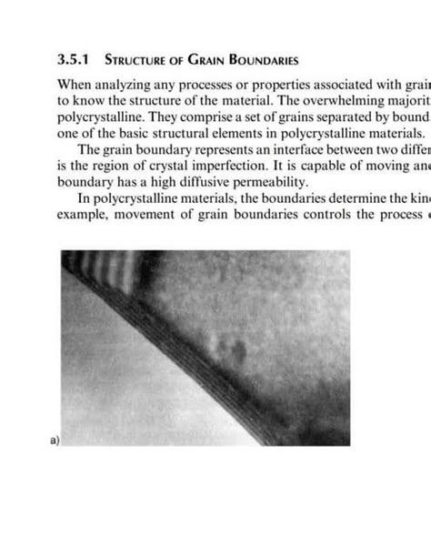 Structure Of Grain Boundaries Low And High Angle Boundariesdocx Physics Science