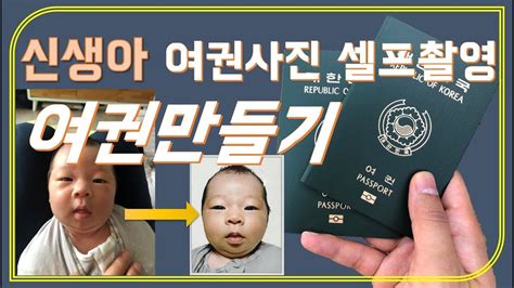 쌍둥이 신생아 여권사진 촬영 및 여권만들기 Youtube