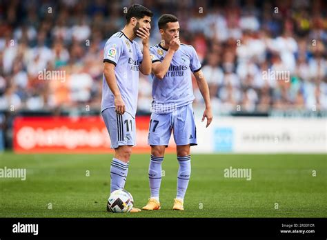 Marco Asensio Real Madrid 11 And Lucas Vazquez Real Madrid 17