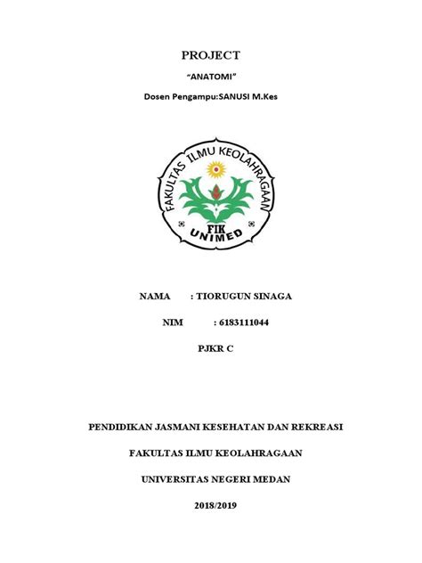 Project Anatomi Pdf Ilmu Sosial Sains And Matematika