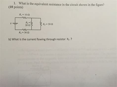 Solved Find The Equivalent Resistance Of The Circuit Shown