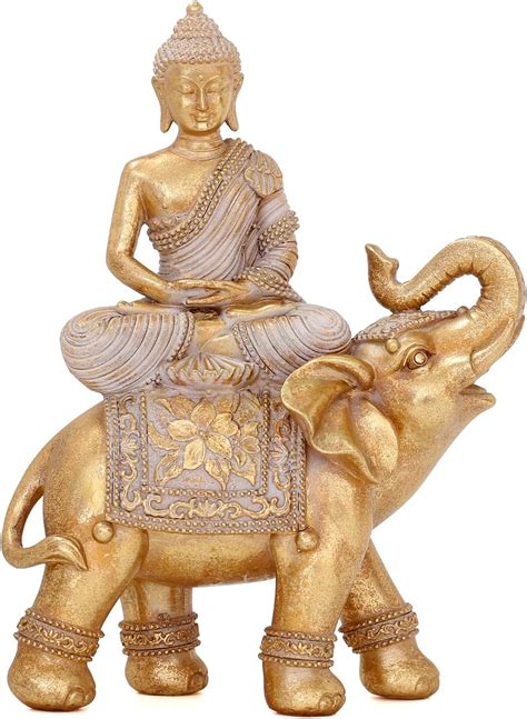 Buddha Statue For Home Decor Gold 925 Elephant Buddha Statues For Zen