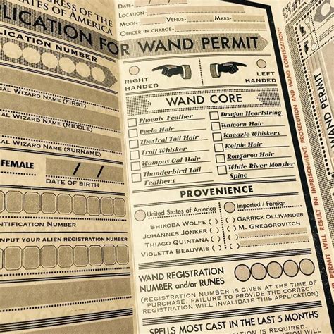 Official Wand Permit Artofit
