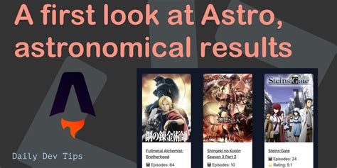 a first look at astro astronomical results r astrojs