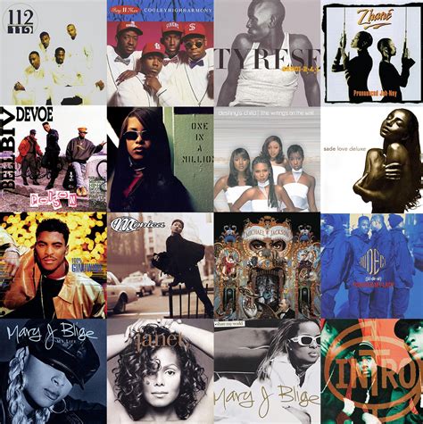 Classic 90s And 2000s Randb Album Cover Art Collage Etsy México