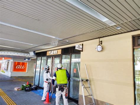 改装中の『阪急池田ブランマルシェ』がきれいになっていた！ いくつかのお店は移転の準備がすすんでいるみたい 改装中のところをぐるっと回って