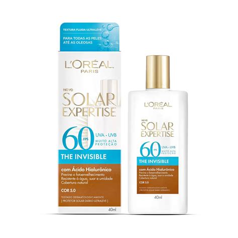 Loreal Protetor Solar Expertise The Invisible Fps60 Sem Cor 40ml
