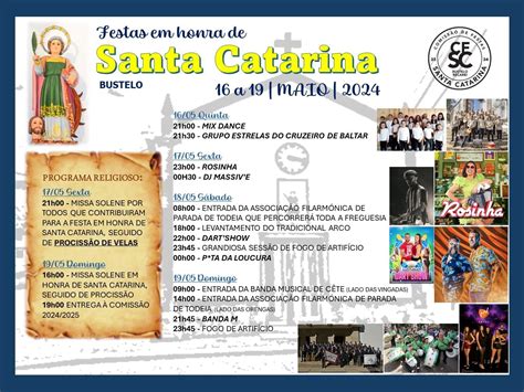 Festas Em Honra De Santa Catarina 2024 Bustelo