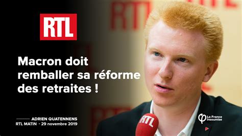 VIDÉO Macron doit remballer sa réforme des retraites Adrien