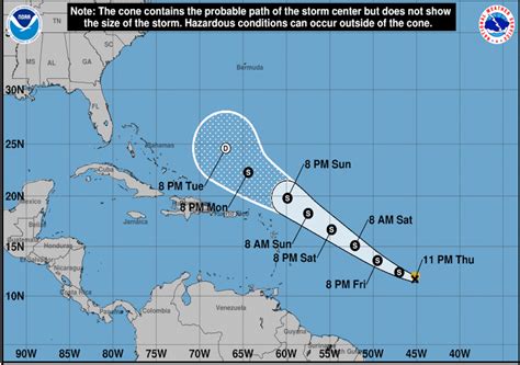 Tropical Storm Cindy Forms While Storm Bret Batters The Lesser Antilles