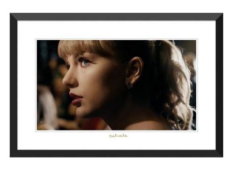Taylor Swift Official Delicate Lithograph Everything Else On Carousell