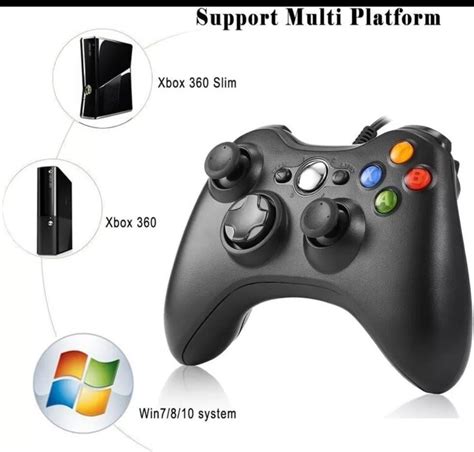 Wired Usb Game Controller Joystick For Microsoft Xbox 360 Wired