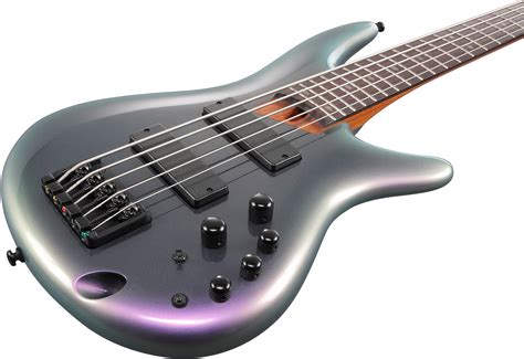 Ibanez Sr505e Bab Standard 5 String Black Aurora Burst Solid Body