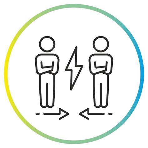 Premium Vector Conflict Between People Icon