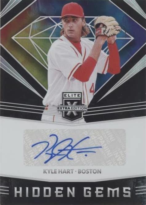 2020 Panini Elite Extra Edition Hidden Gems Kyle Hart Hg Kh Black