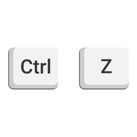 Download Vector Of Ctrl Z Keyboard Buttons For Free In 2025 Download Vector Vector Free Clip Art