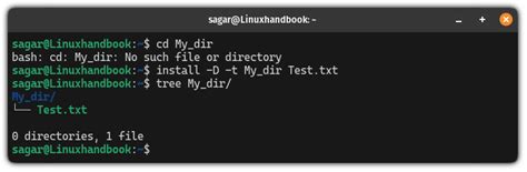 Using Install Command In Linux