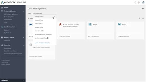 Autodesk Teams In User Management