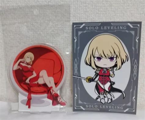 SOLO LEVELING X Animate Cha Hae In Acrylic Stand Figure Card Set JAPAN PicClick UK