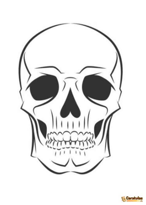 Calaveras Para Imprimir Plantilla 【descargar Gratis Pdf】