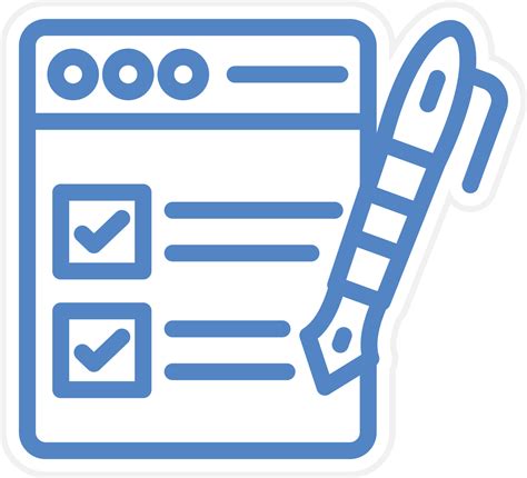 Task List Vector Icon Style 22704997 Vector Art At Vecteezy