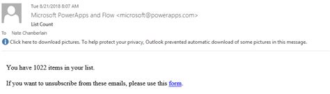 Use Microsoft Flow To Get The Number Of Items In A Sharepoint List Or Library Nate Chamberlain