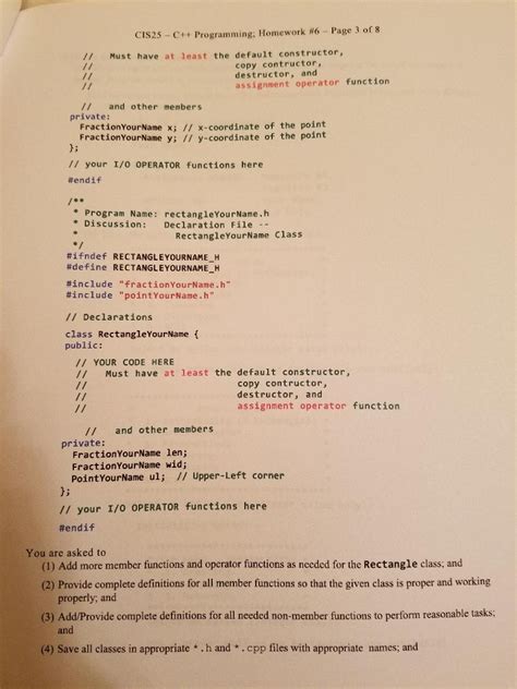 cis25 c programming homework 6 page 1 of 8