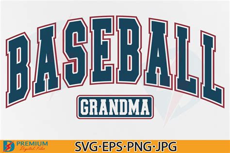 Baseball Grandma Svg Png Sublimation Graphic By Premium Digital Files