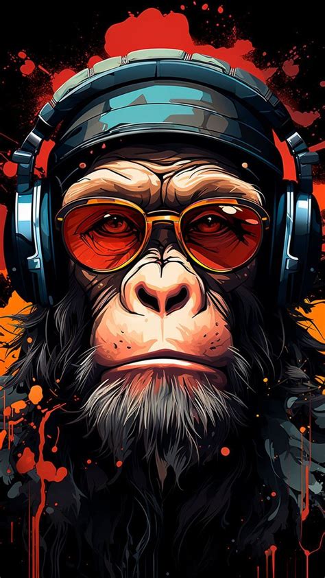 Cool Monkey Wallpapers 4k Hd Cool Monkey Backgrounds On Wallpaperbat