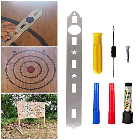 Throwing Axe Target Template Stencil Axe Throwing Set For Axe Throwing