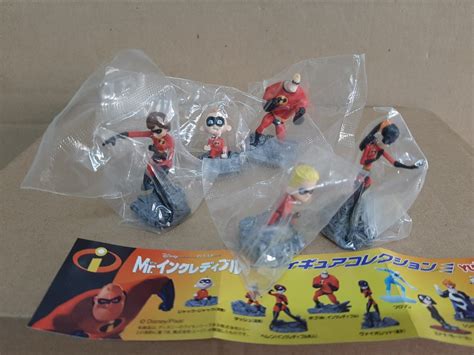 Mr Incredibles Mini Pvc Figure Yujin Disney Pixar Cake Toppers Figure