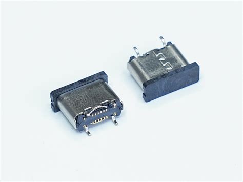 Type C 16pin（立式 H 6 4mm） 深圳市格稜电子科技有限公司 连接器生产厂家 批发价格