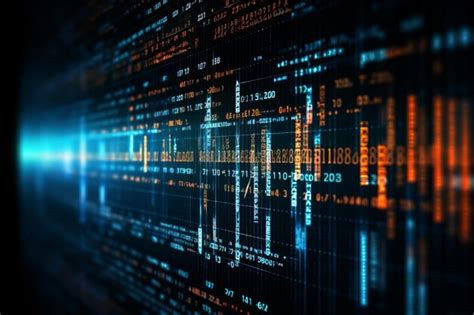 Exploring The Intricacies Of Digital Binary Data A Closeup View Of