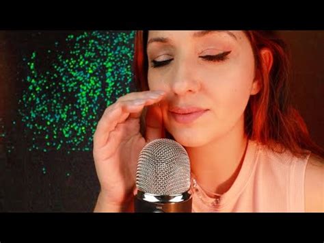 ASMR Inaudible Whispering & Mic Scratching🤫 🎙 (close up & clicky ...
